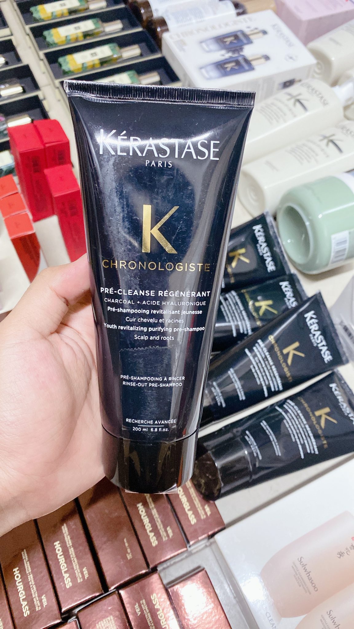 Tẩy Da Chết Da Đầu Kérastase Chronologiste Pre-Cleanse Régénérant Pre ...